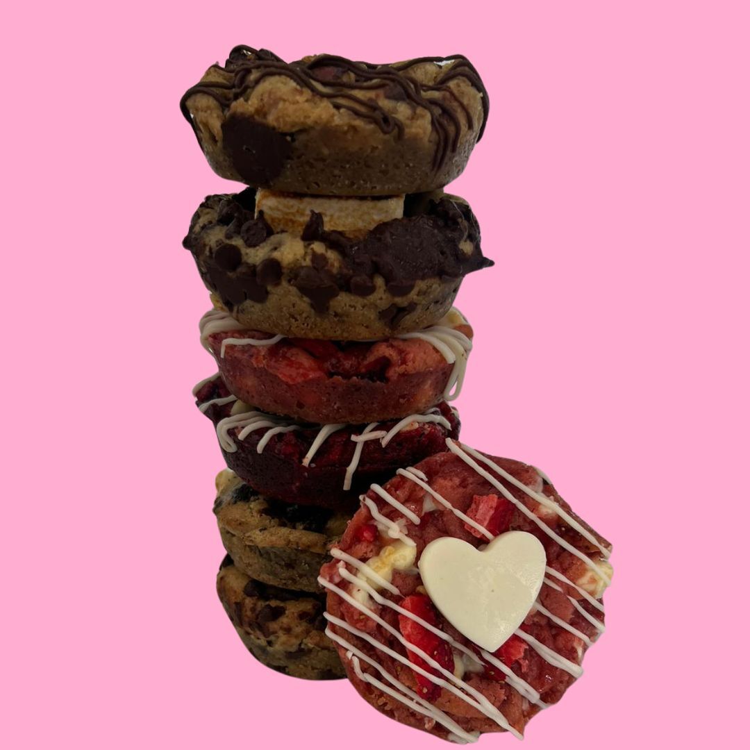 Cookie Lovers 6 Pack Deep Dish Cookies | StackD Cake Studio